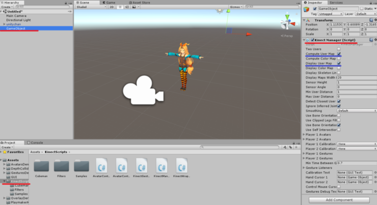 KinectをUnityで使う | Sirohood