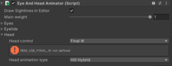 Realistic Eye Movementsを設定する | Sirohood